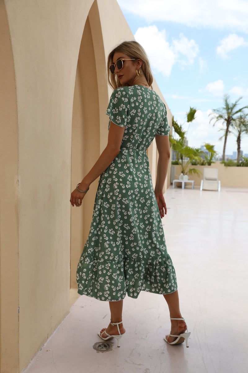Vestido Midi Flower – Encantadora